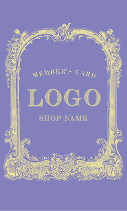 スタンプカード作成｜おしゃれ美容サロン向けデザインPMS503